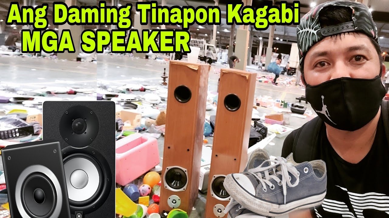 BAKIT? TINATAPON MGA GAMIT SA IBANG BANSA SPEAKER AT SAPATOS MGA GAMIT ...