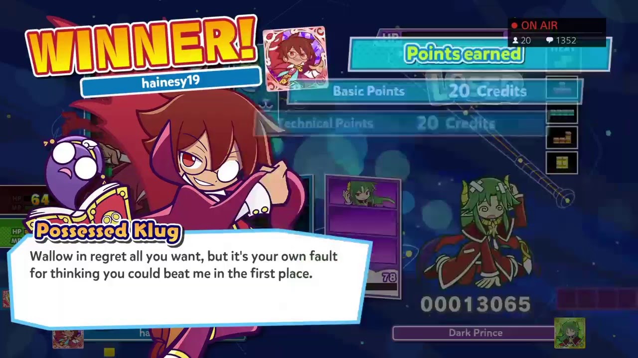 Puyo Puyo Tetris 2 Boss Raid time XD DLC New Characters Strange Klug is ...