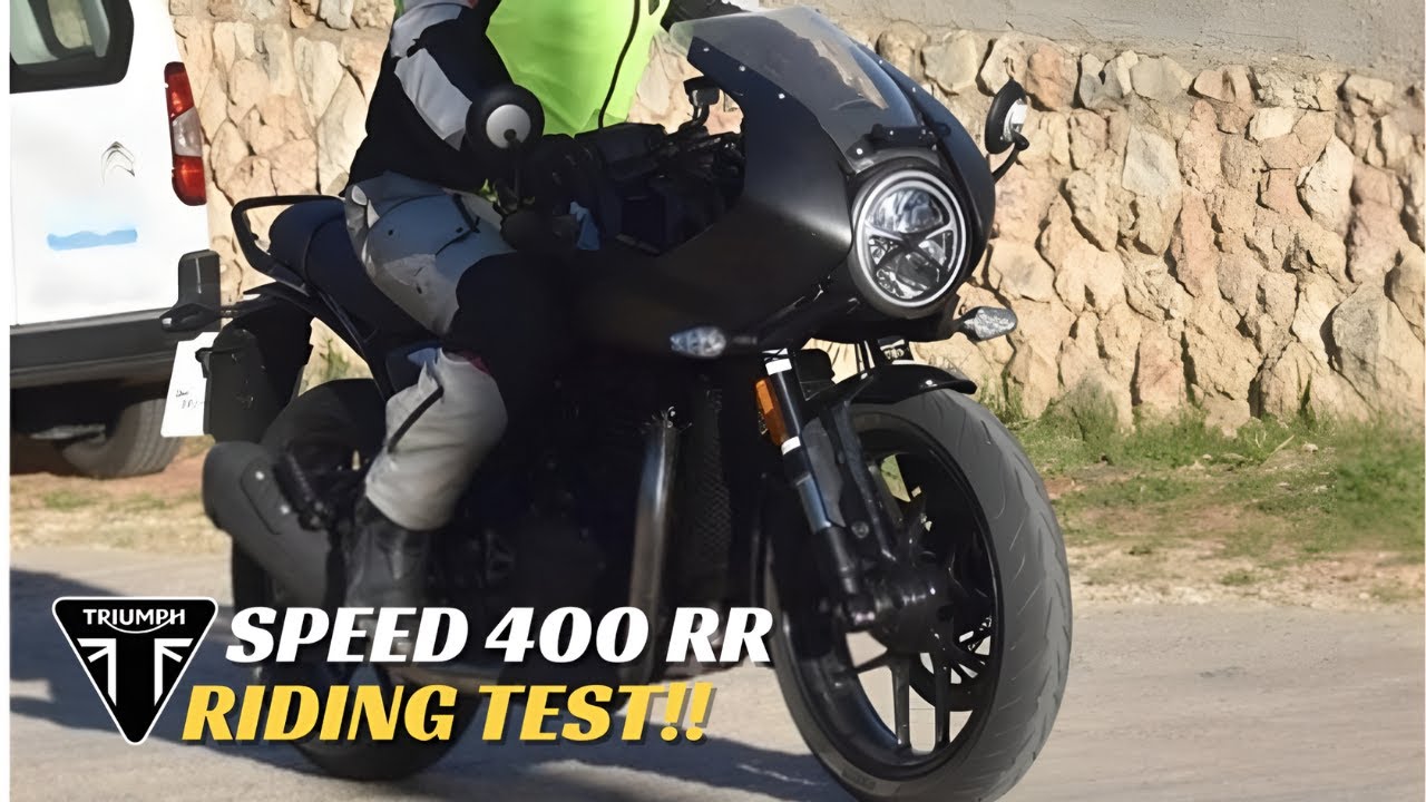 EXSCLUSIVE!!! 2024 NEW TRIUMPH SPEED 400 RR RIDING TEST | READY TO ...