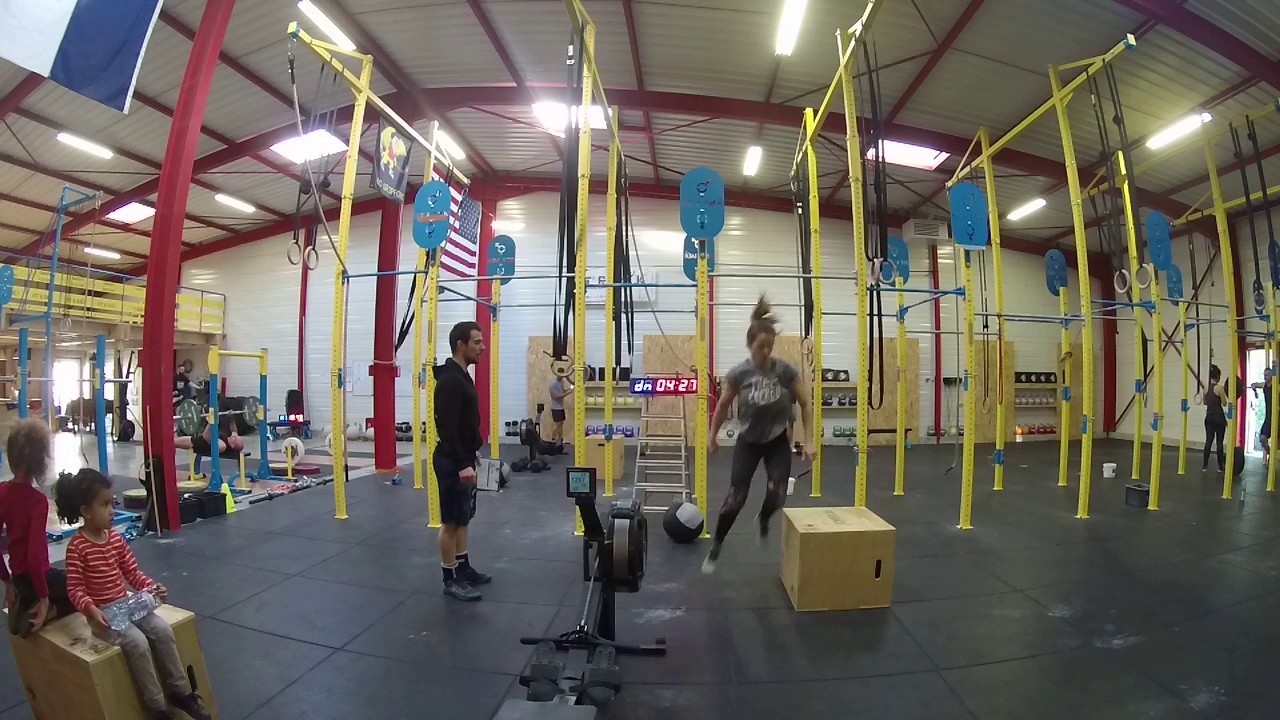 Affiliates Battle 2017 Team les Brunettes WOD2 Erin SIMS Audrey ...