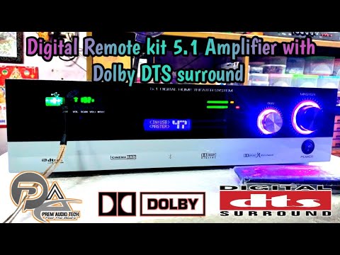 Digital Remote kit 5.1 Amplifier with Dolby DTS surround Support/Prem ...