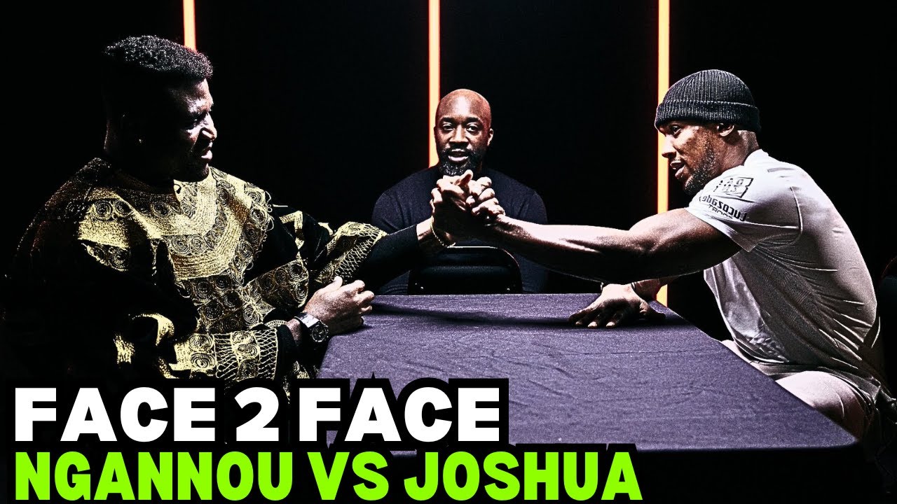 Francis Ngannou Vs Anthony Joshua FACE 2 FACE - BOXING - YouTube