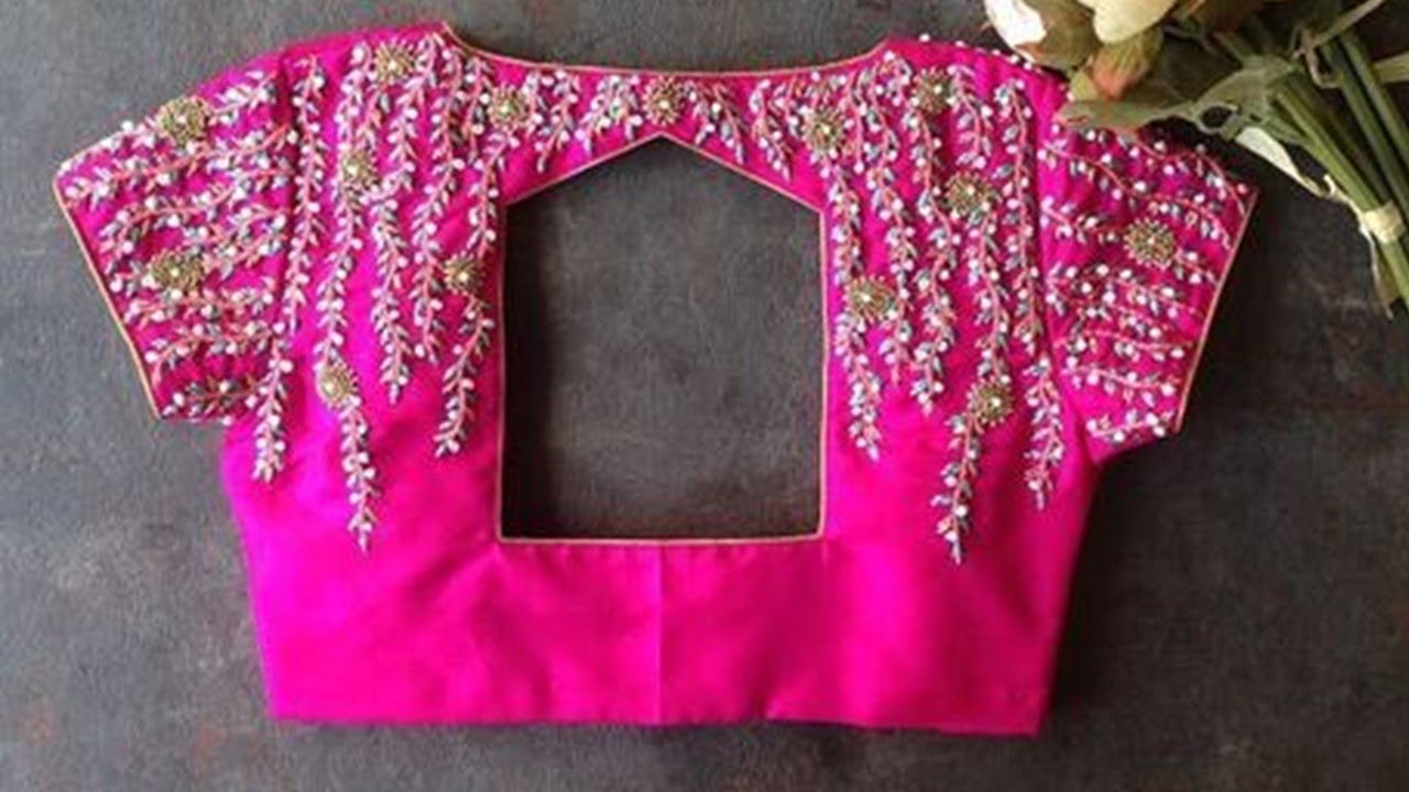 Back Slit Blouse Designs 2019 | Indian Blouse Design 2019 - YouTube