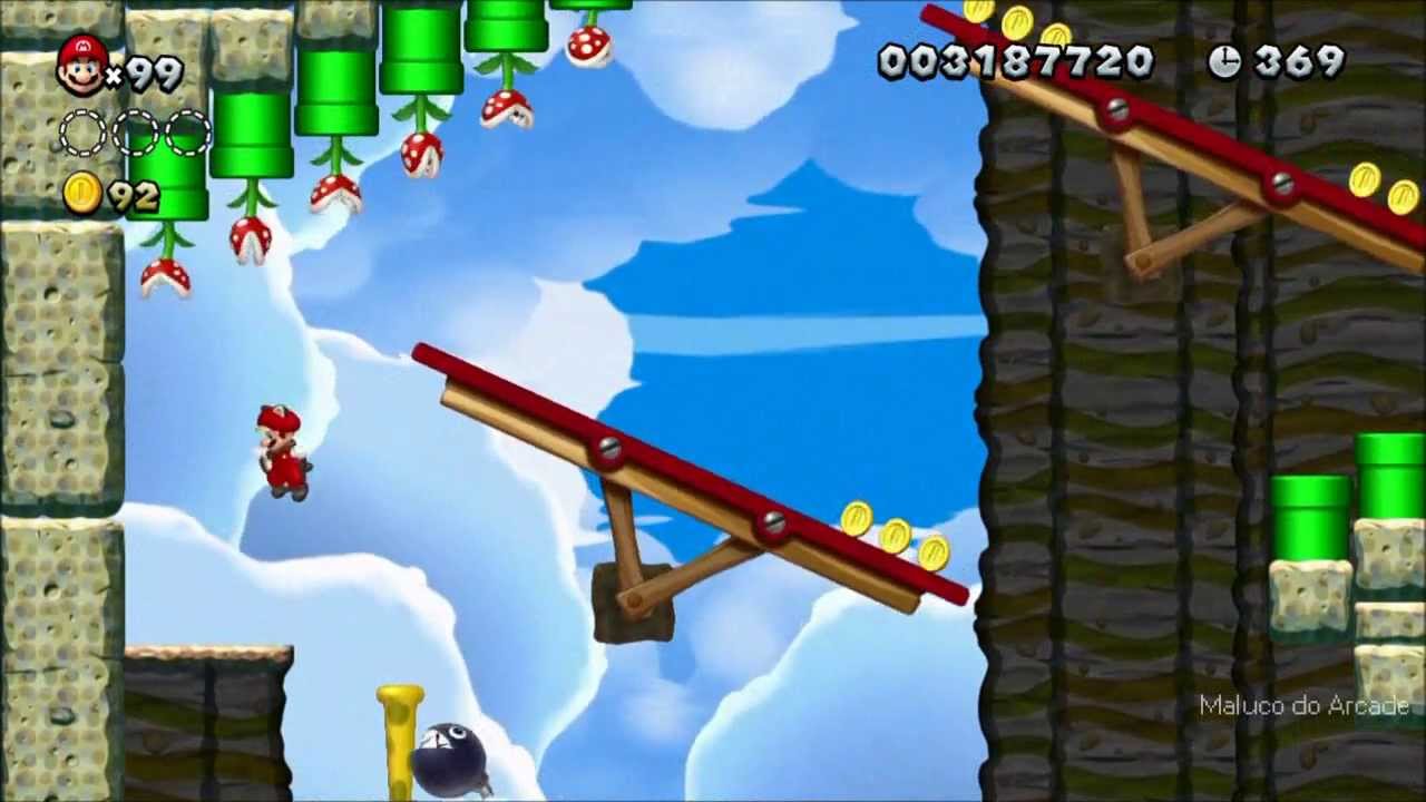 (Guia) Super Mario Bros U - Waddlewing's Nest (Todas Starcoins) - YouTube