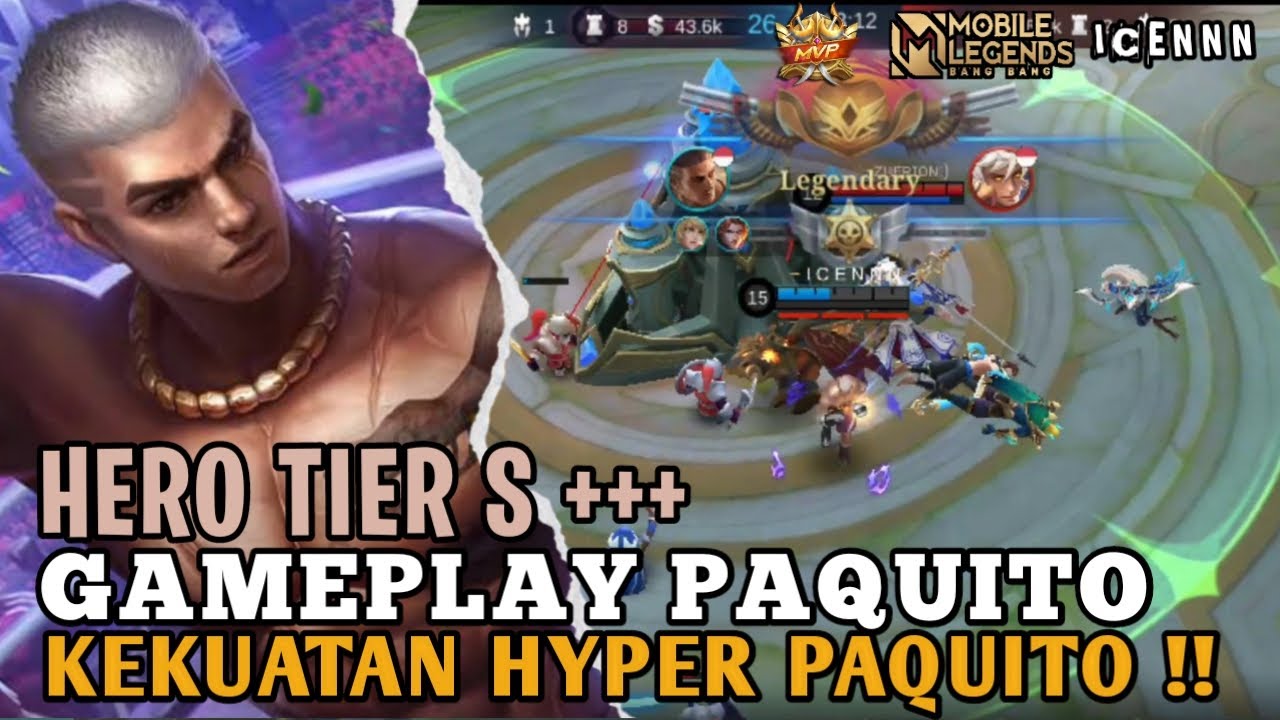 PAQUITO HERO TIER S+++ || GAMEPLAY & BUILD PAQUITO MOBILE LEGENDS - YouTube