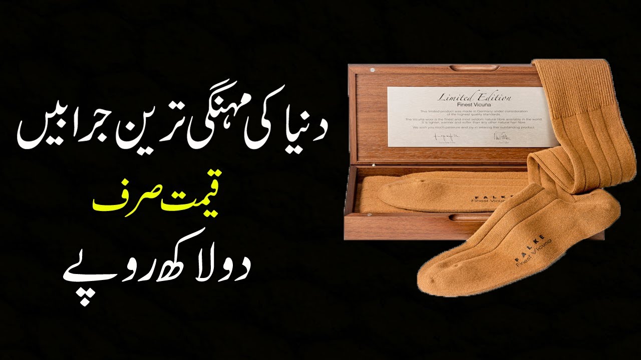 Most Expensive Socks | Falke Vicuna Socks | Mehngi Tareen Chezen - YouTube