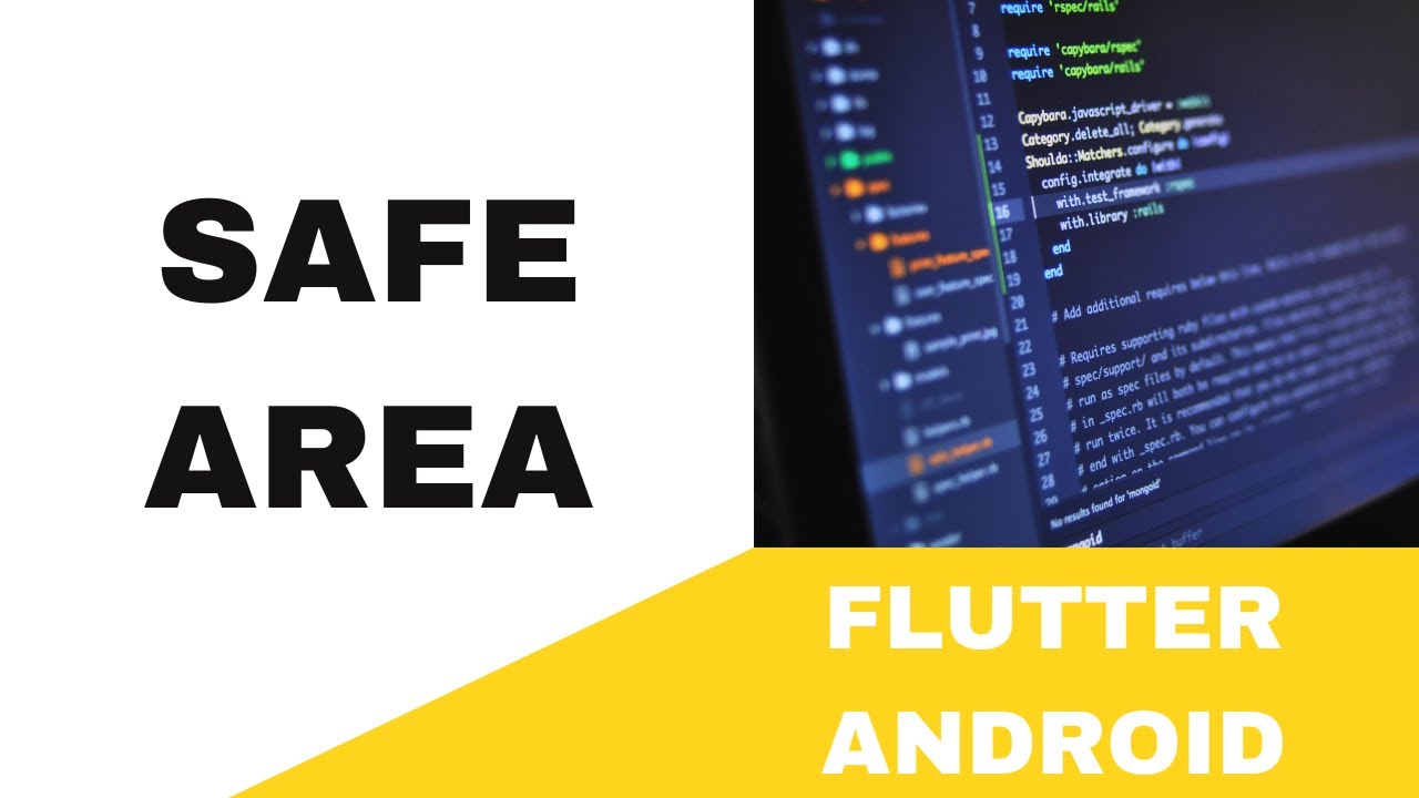 FLUTTER ANDROID - SAFE AREA WIDGET || TUTORIAL - YouTube