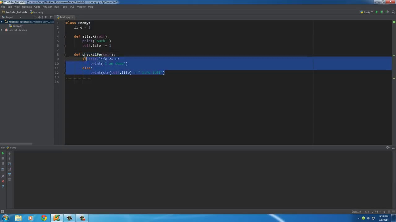 Python Programming Tutorial 29 - Classes and Objects - YouTube