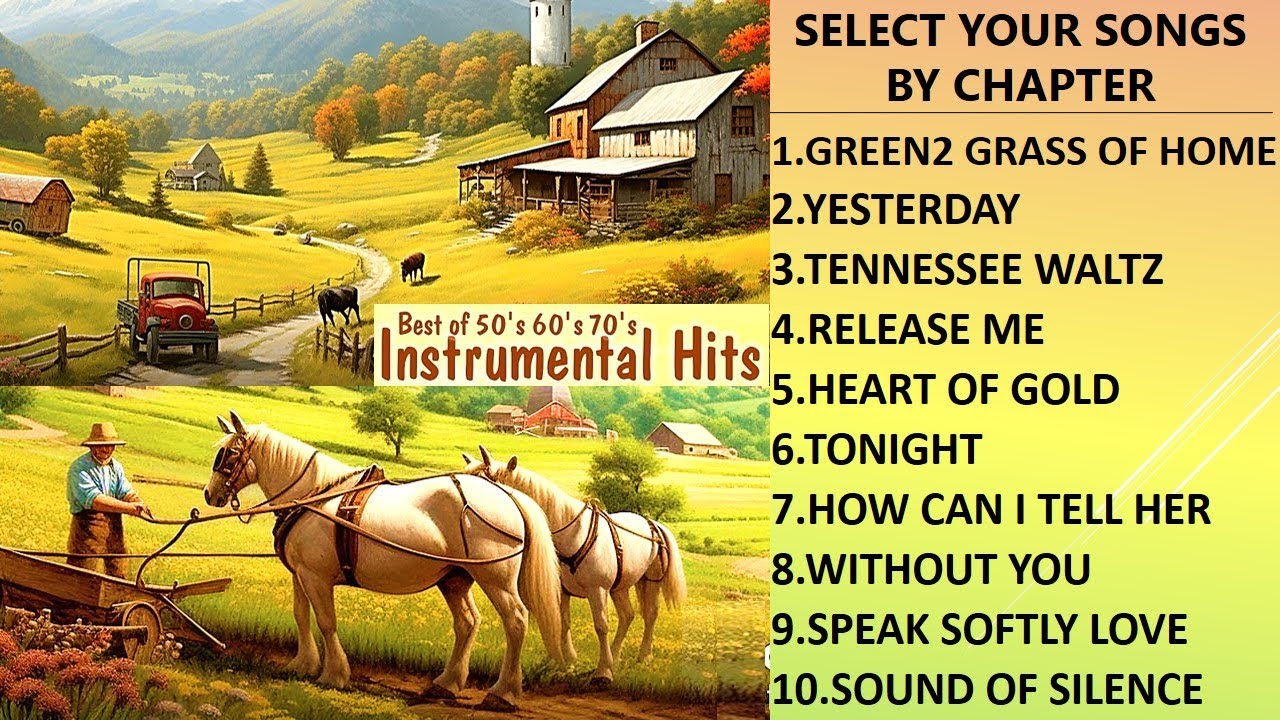 Piano Instrumental Greatest Hits - Best Oldies Instrumental Of The 50s ...