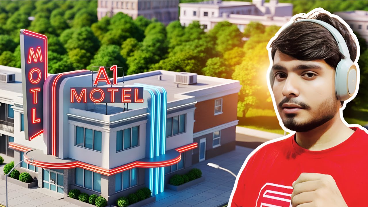 Finally I open a motel || in motel supermarket simulator - YouTube