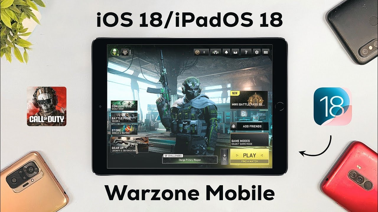 COD Warzone Mobile - iOS 18/iPadOS 18 - Battery & Heating - YouTube