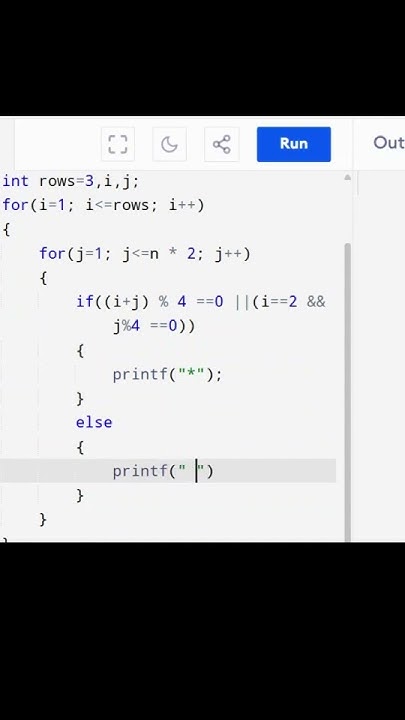 "Zig-Zag Star Pattern in C" - YouTube