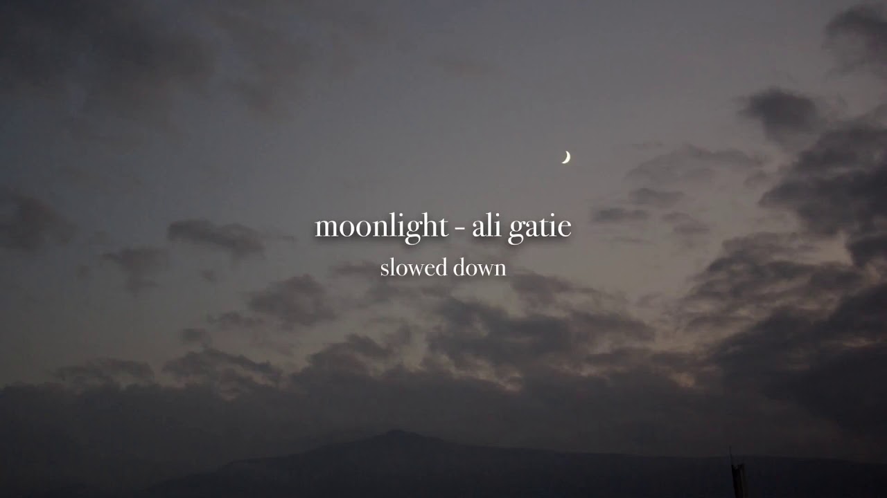 Ali gatie moonlight slowed lyrics - YouTube