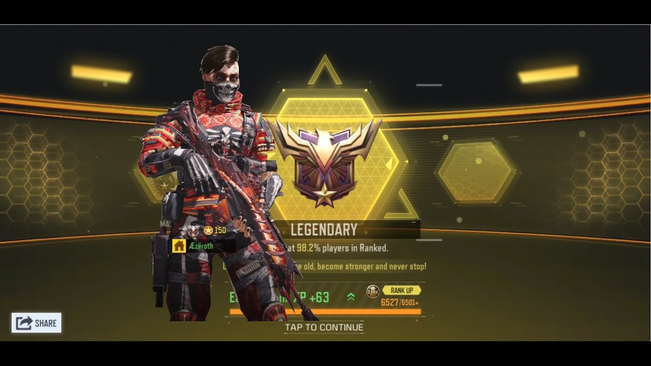 I finally made it to Legendary | COD Mobile - YouTube