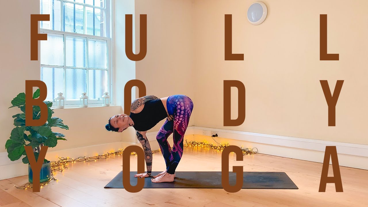 FULL BODY YOGA - Twisty Total Body Stretch Routine to Destress, Detox ...