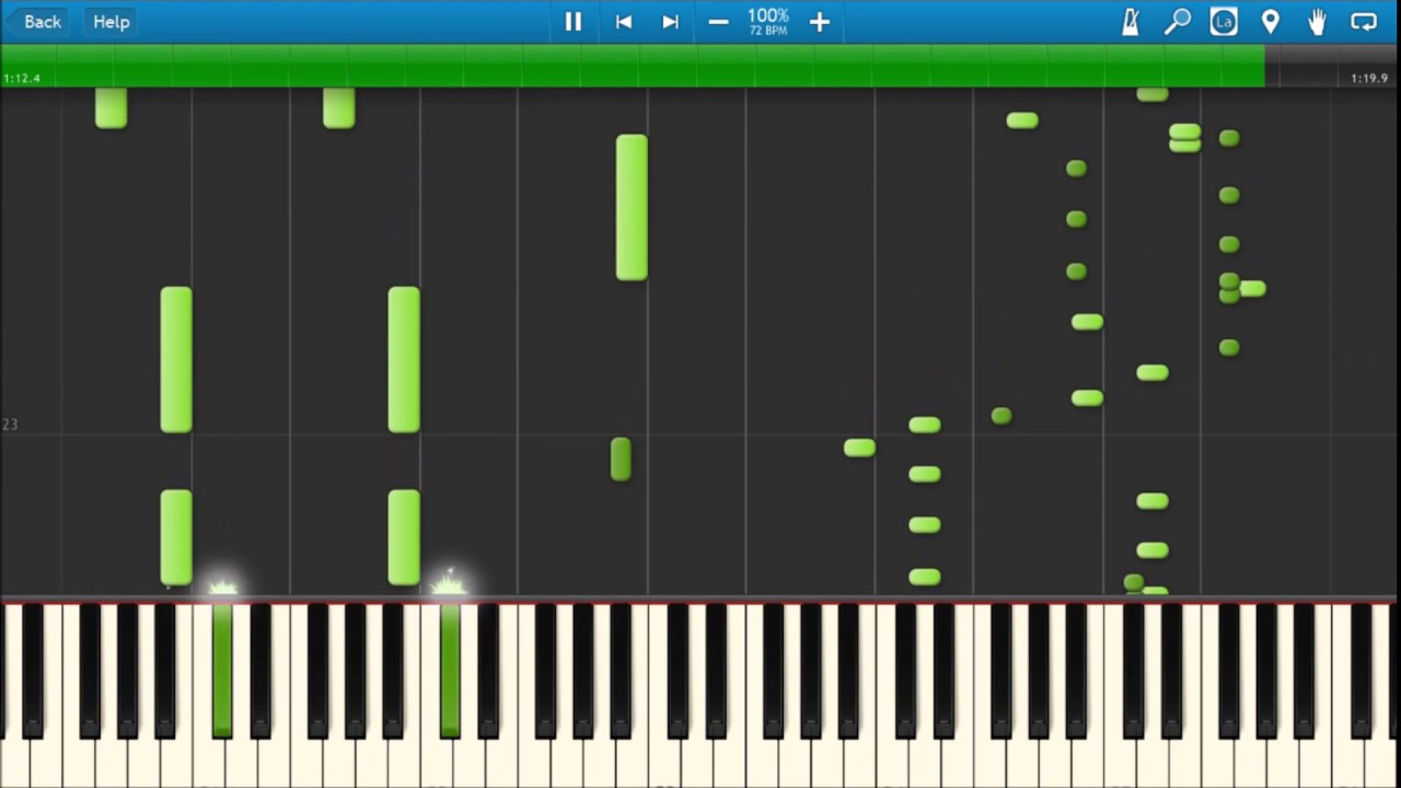 Intense Piano Composition (Synthesia) Fast - YouTube