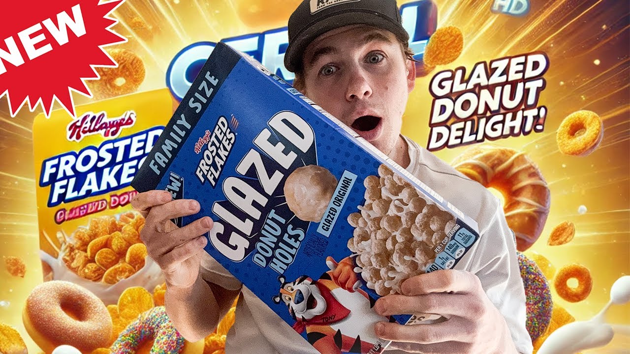 Frosted Flakes Donut Cereal by Kellogg's 🥣🍩 | The Ultimate Breakfast ...