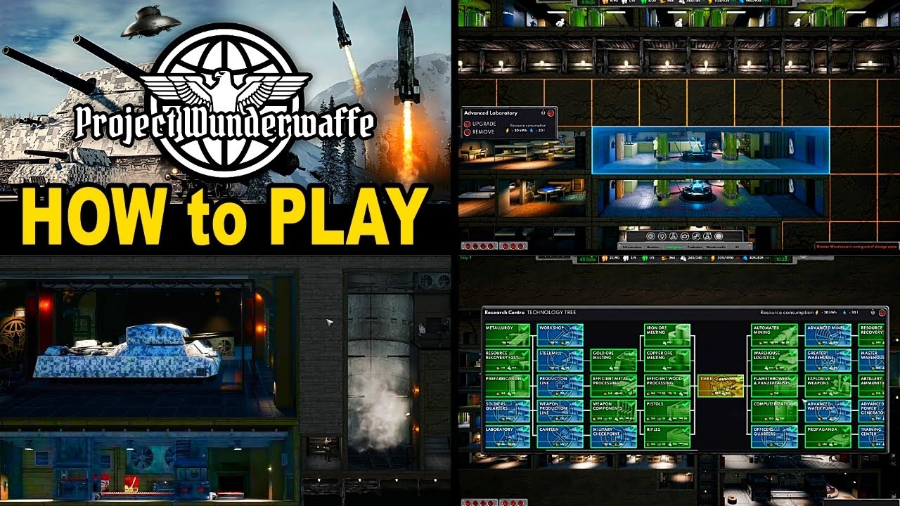 Project Wunderwaffe - HOW to PLAY - WW2 Strategic Base Building Game ...