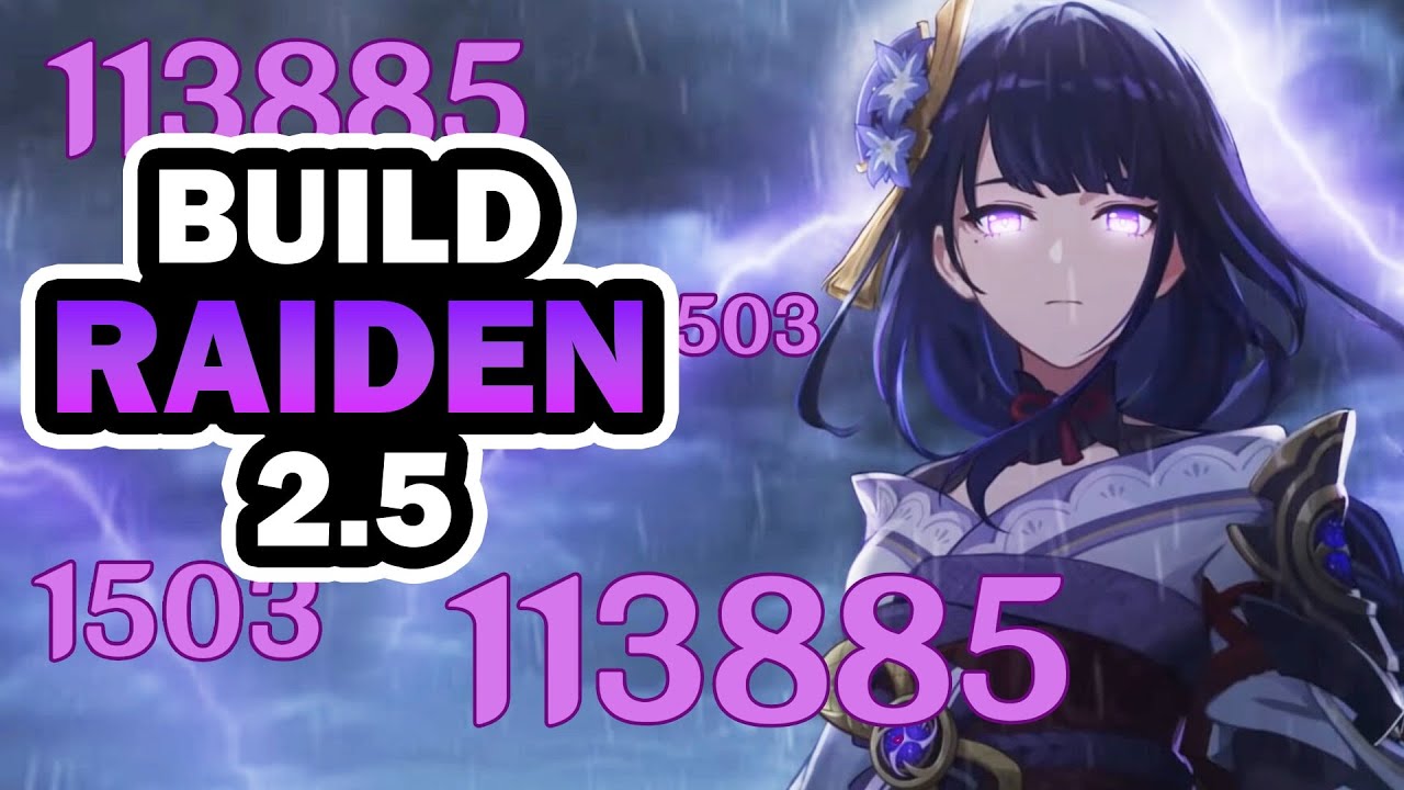 ⚡💖LA MEJOR GUIA Y BUILD COMPLETA F2P: RAIDEN SHOGUN DPS | GENSHIN ...