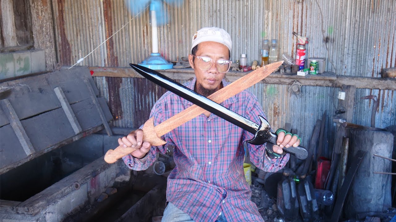 How To Forge A Sword Following The Wood Sword Sample - YouTube