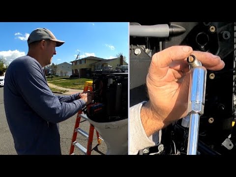 Yamaha 2.8l 150hp, 175hp, 200hp spark plug install - YouTube