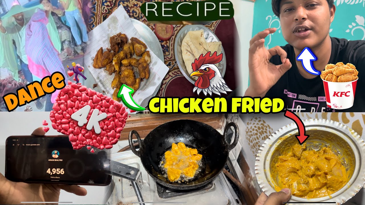 Homemade Recipe🥰 CHICKEN FRIED🐔 KFC FAIL 😩 RING 💍 ceremony 😍 4K bhi ho gaye ️ - YouTube