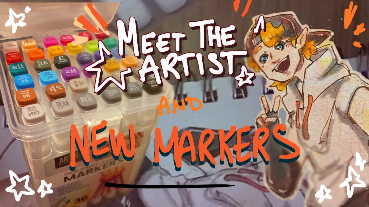 NEW Marker Unboxing and MEET THE ARTIST - YouTube