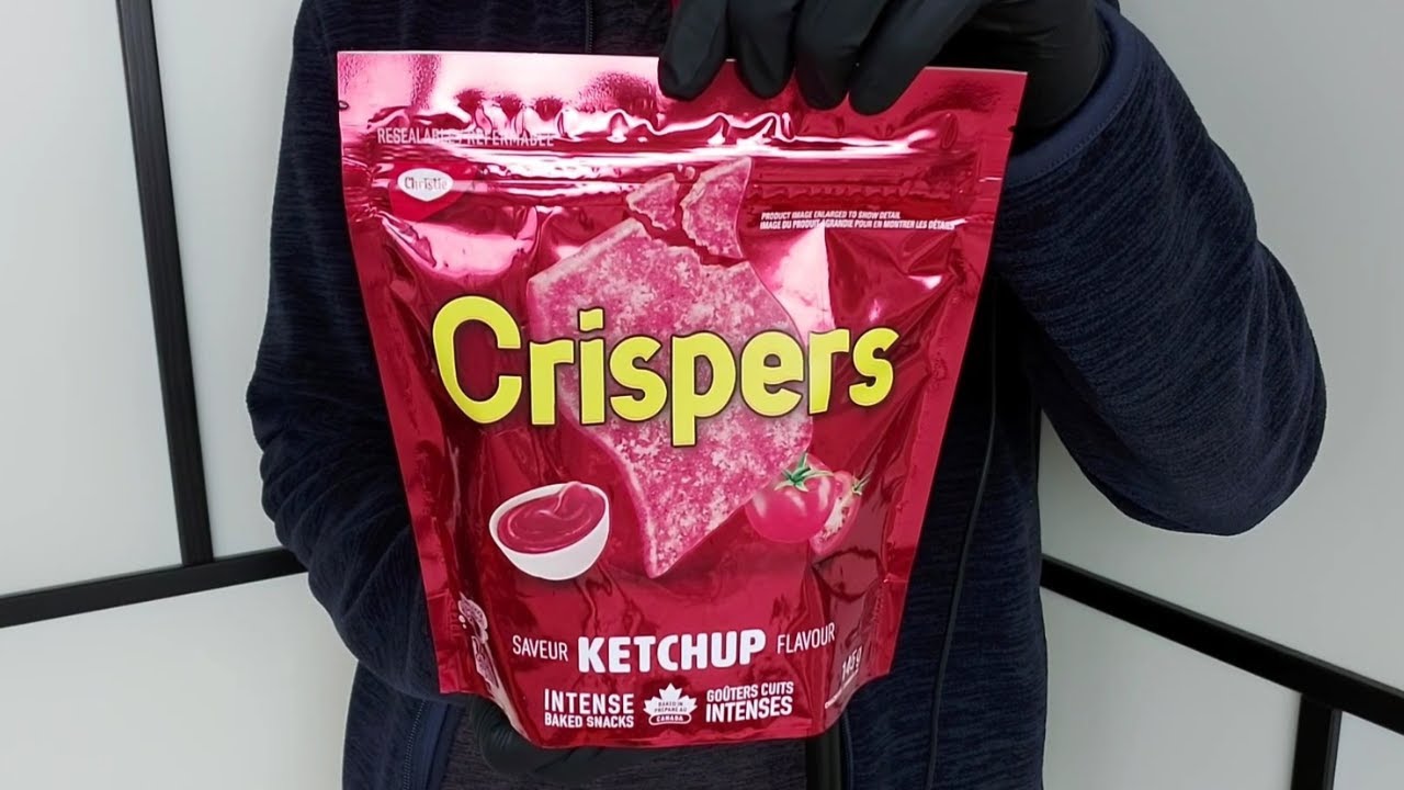 Crispers KETCHUP Chips / Crackers Review - YouTube