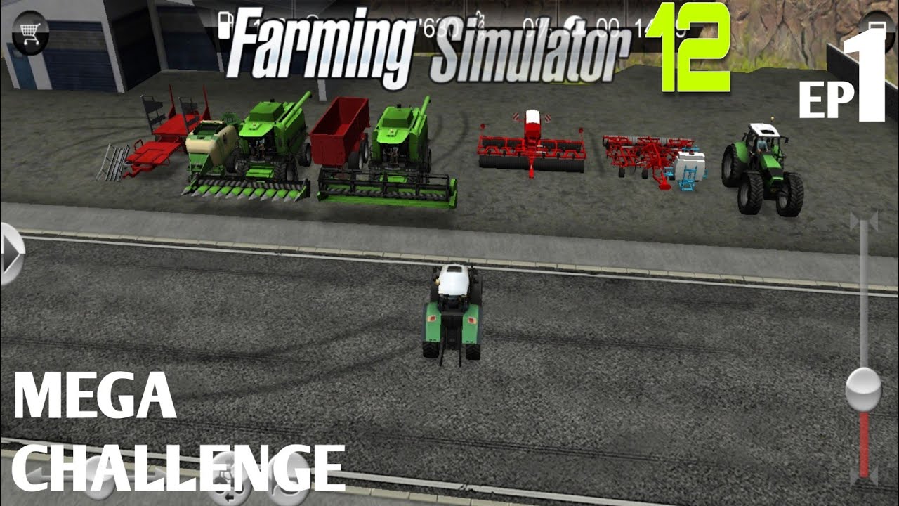 Farming Simulator 12 | Mega Challenge | timelapse gameplay | episode 1 ...