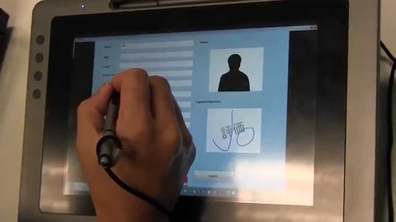Wacom Interactive Pen Display for Banks - YouTube