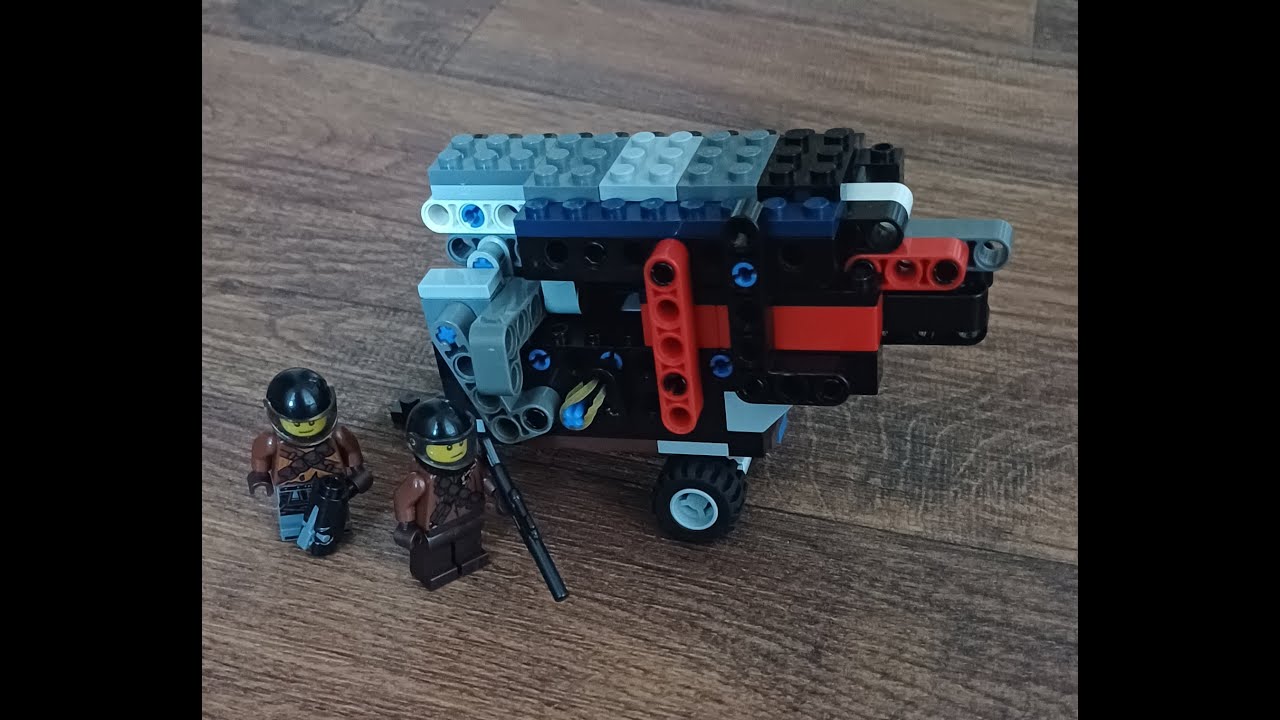 Working Lego Heavy Bolt-Action Cannon for minifigures - YouTube