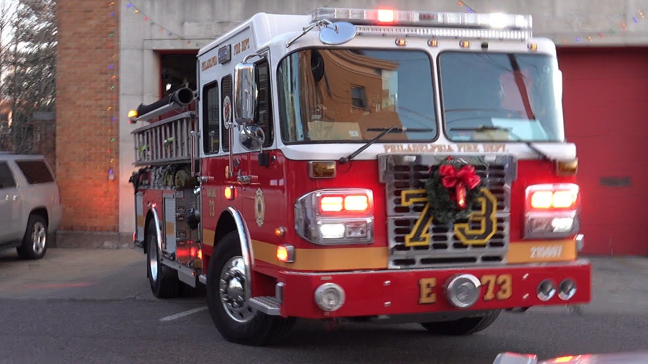 Philadelphia Fire Department Engine 73 Responding - YouTube