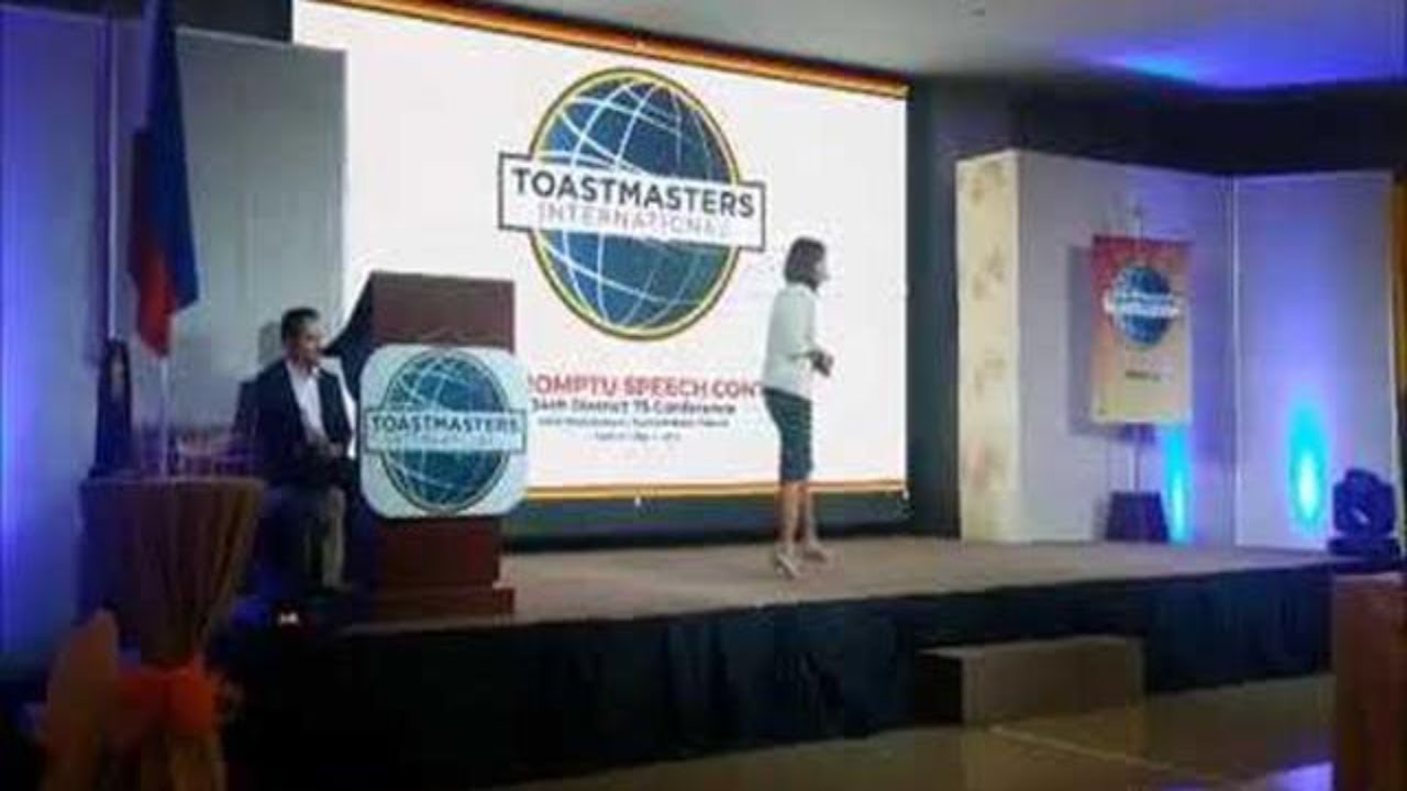 2015 Impromptu Speaking Contest | 1st Place | Toastmasters District ...