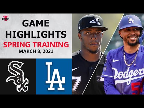 Chicago White Sox vs. Los Angeles Dodgers Highlights | March 8, 2021 (Spring Training)