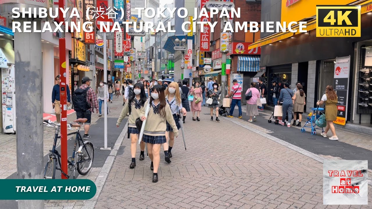 4k hdr japan travel | Walk in Shibuya (渋谷) Tokyo japan | Relaxing ...