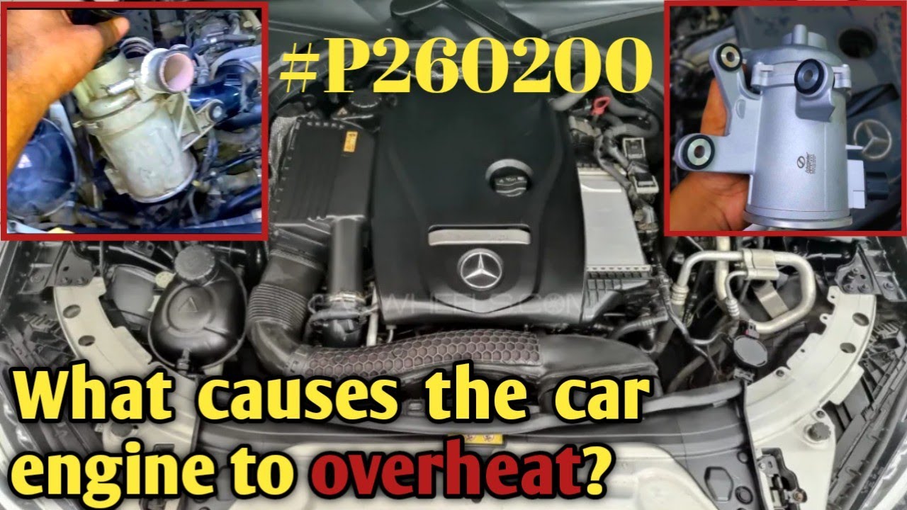 #p260200 Electric water pump replacement mercedes c class w205 ...