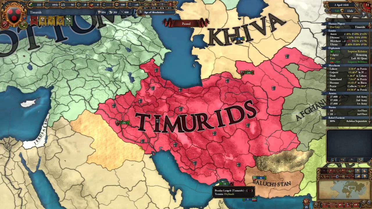 EU4 Vikings Multiplayer Review (Timurid Empire, session 7) - YouTube