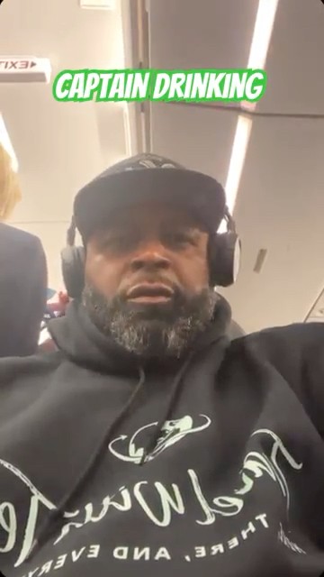 #americanairlines funny captain speaking drunk - YouTube