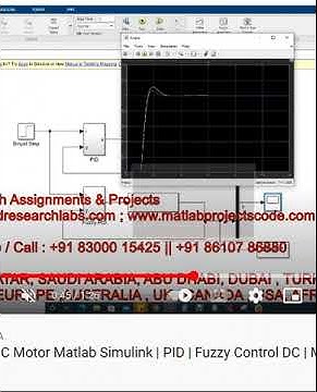Fuzzy PID DC Motor Matlab Simulink - PID - Fuzzy Control DC - Matlab - Fuzzy PID - Fuzzy - YouTube