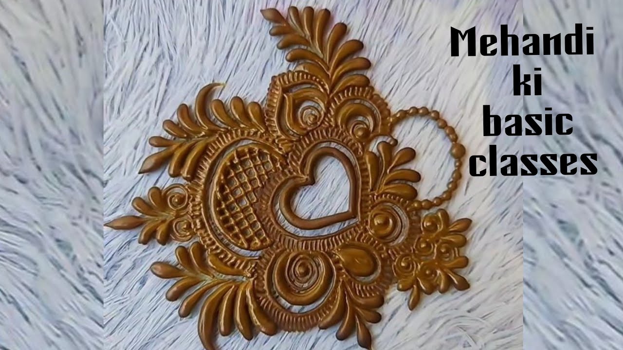 Mehandi ki basic classes step by step Mehndi design byGul is live ...