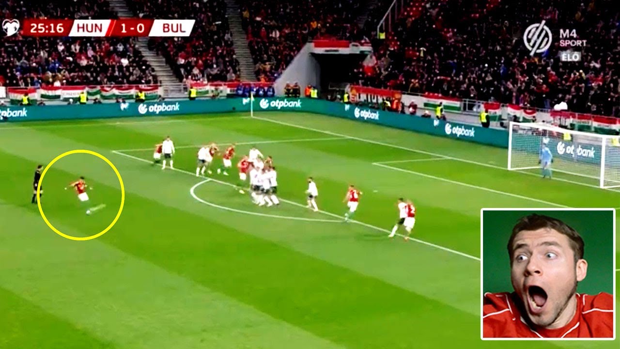 Szoboszlai EPIC Free-Kick Goal | Hungary 3-0 Bulgaria Match Vlog Fan ...