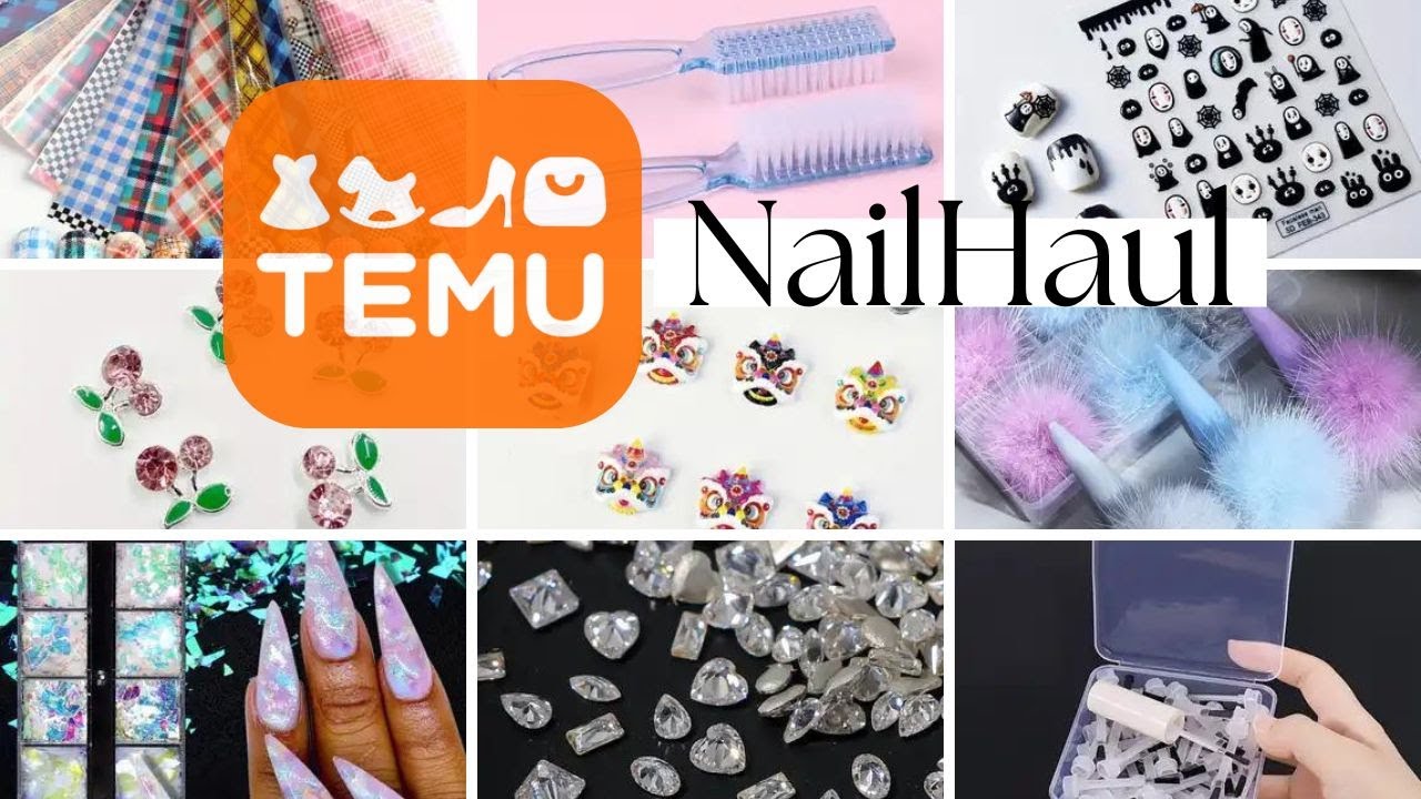 Temu Nail Haul - YouTube