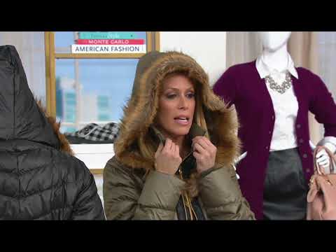 G.I.L.I. Faux Fur Trimmed Down Puffer Coat on QVC