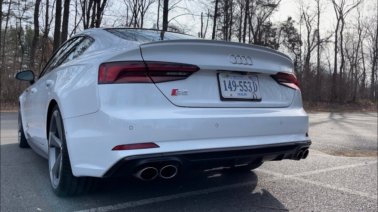 Audi S5 Sportback B9 Stock Exhaust Revs YouTube