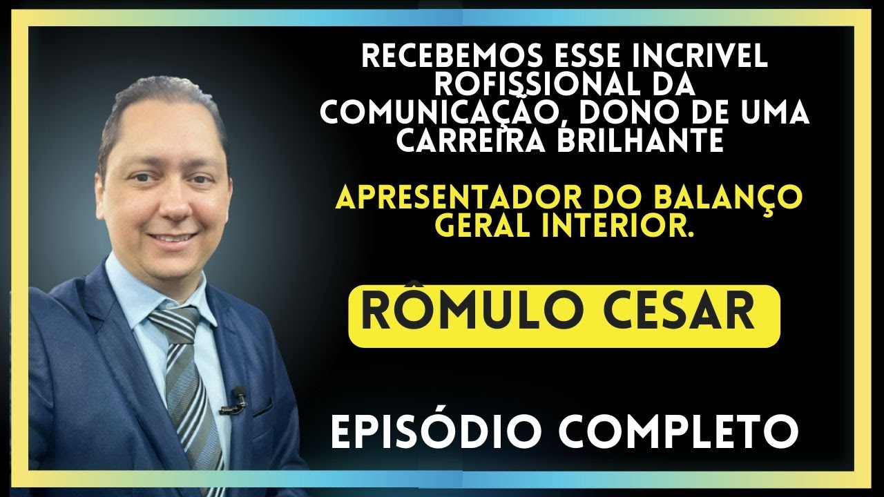 #EP 38 - Bate Papo com o apresentador Rômulo César da TV Sucesso. - YouTube