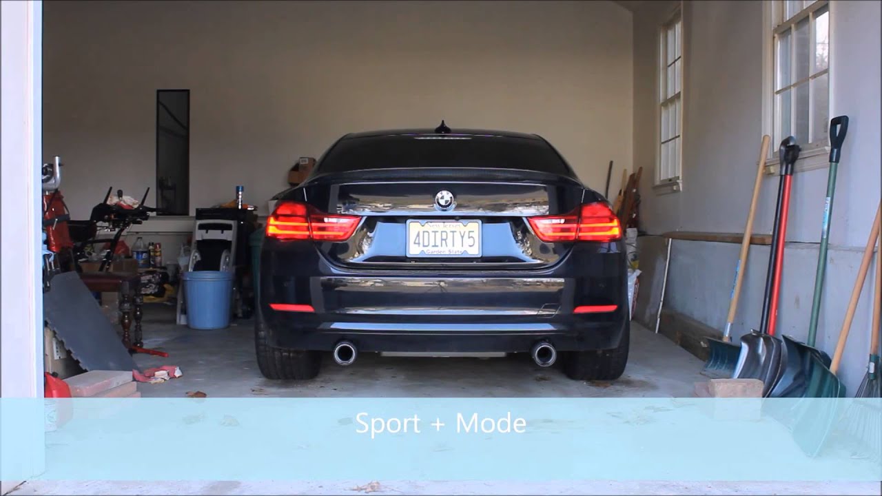 BMW N55 F Chassis 435 Wagner Tuning 4" Catless Downpipe revving - YouTube
