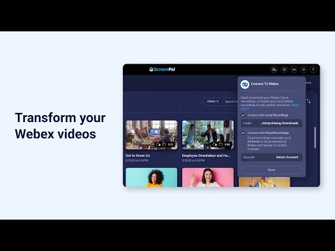 Webex Video Editor