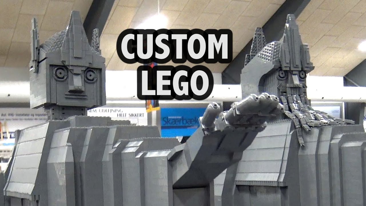 Huge LEGO Gates of Argonath from Lord of the Rings - YouTube