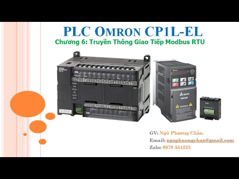 PLC Omron CP1L-EL Chapter 6: Modbus RTU Communication - YouTube