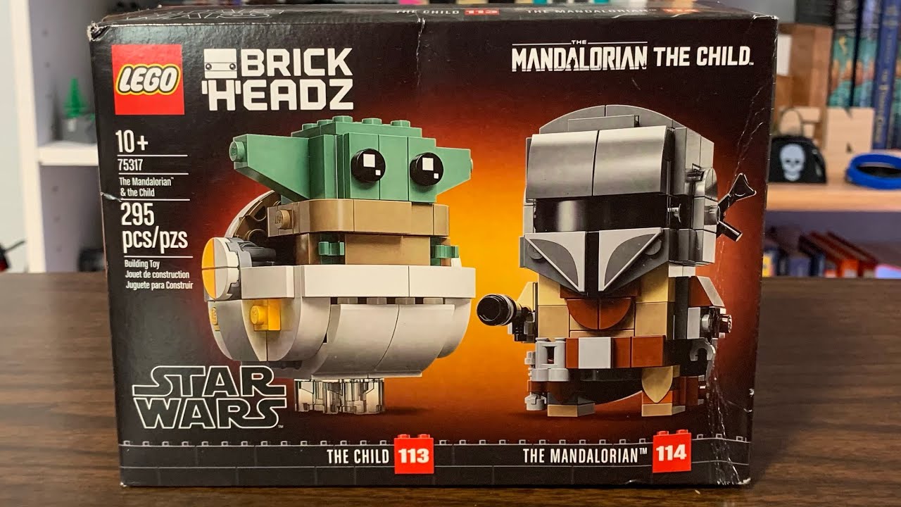 75317 The Mandolorian and the Child Brickheads Lego set Review - YouTube